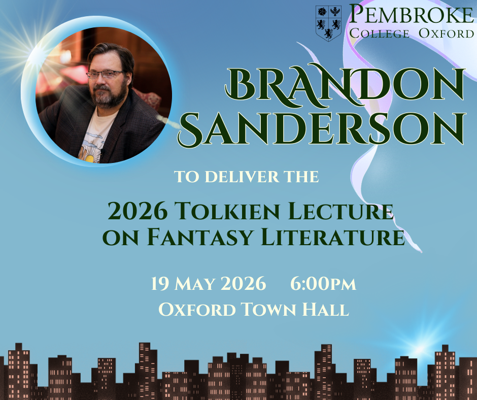 Brandon Sanderson to Deliver the 2026 Tolkien Lecture | The J.R.R ...